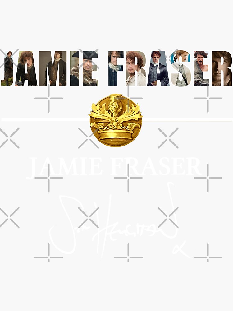 "Funny Gifts Outlander Jamie Fraser Classic Fan" Sticker for Sale by ...
