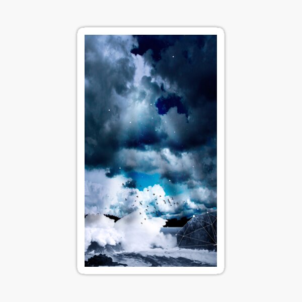 "STORM" Sticker by ARCHIGRAF-ART | Redbubble