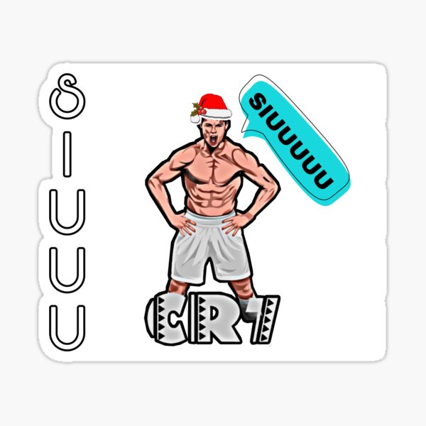 "Siuuu Cristiano ronaldo goal " Sticker by sizamix | Redbubble