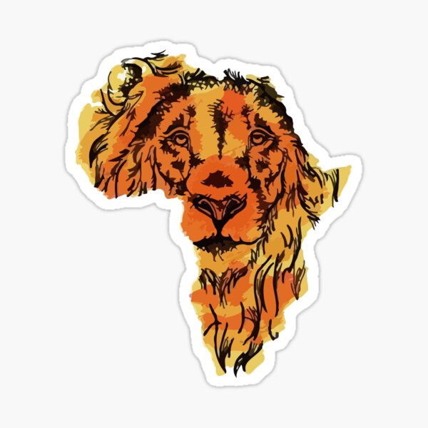 "Gink Africa" Sticker for Sale by Mounir7 | Redbubble