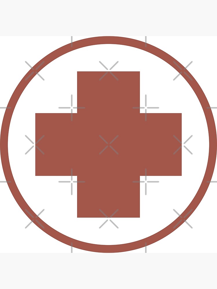 "TF2 medic icon RED" Poster for Sale by Loadout | Redbubble