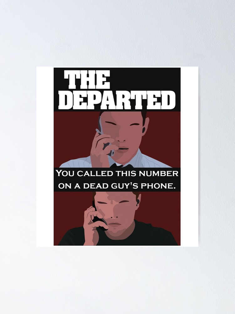 "The Departed" Poster for Sale by Maltebk1311 | Redbubble
