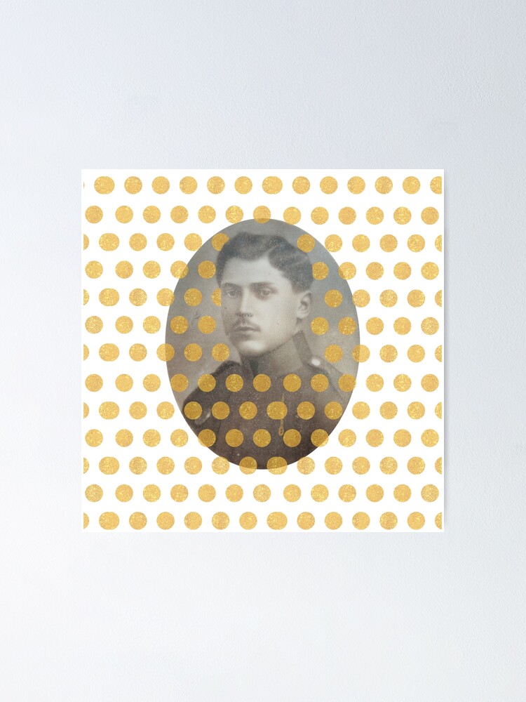 "Vintage Soldier polka dots retro design" Poster for Sale by TITIRITI ...