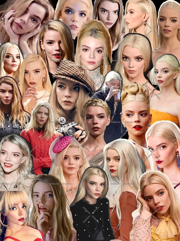 "Anya Taylor-Joy collage" Art Print for Sale by unicorndeni | Redbubble