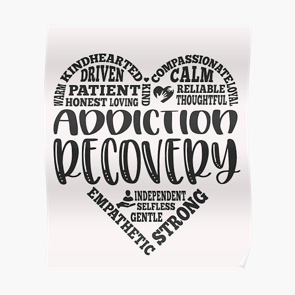 "Addiction Recovery, Sobriety, 12 Steps, Alcoholics Anonymous" Poster ...