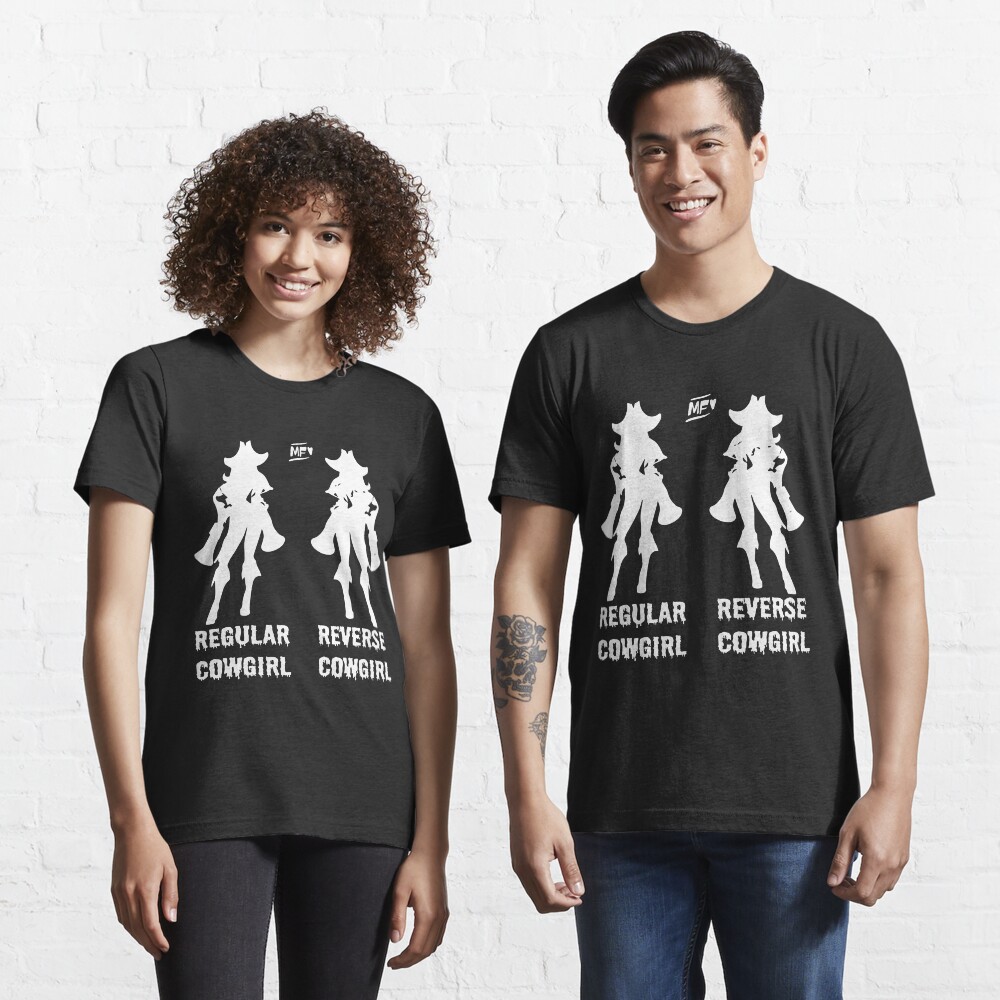 Regular Cowgirl Mf Reversed Cowgirl Mf T Shirt For Sale By