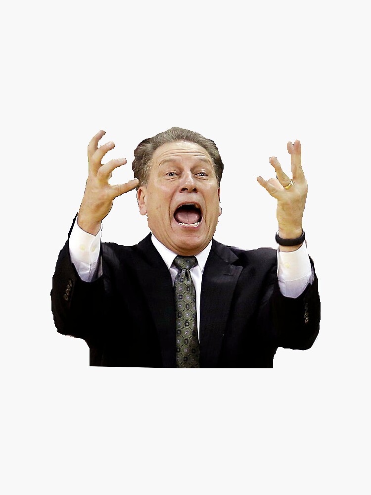"Tom Izzo" Sticker for Sale by mcalpi26 | Redbubble