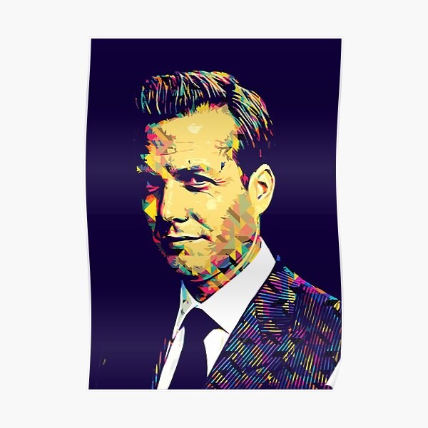 "Harvey Specter" Poster by roniajip | Redbubble