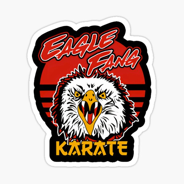 "Eagle Fang Karate" Sticker for Sale by PrintableB | Redbubble
