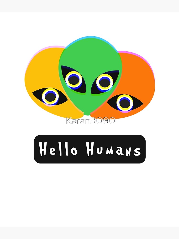 "Alien Greetings" Poster for Sale by Karan3090 | Redbubble