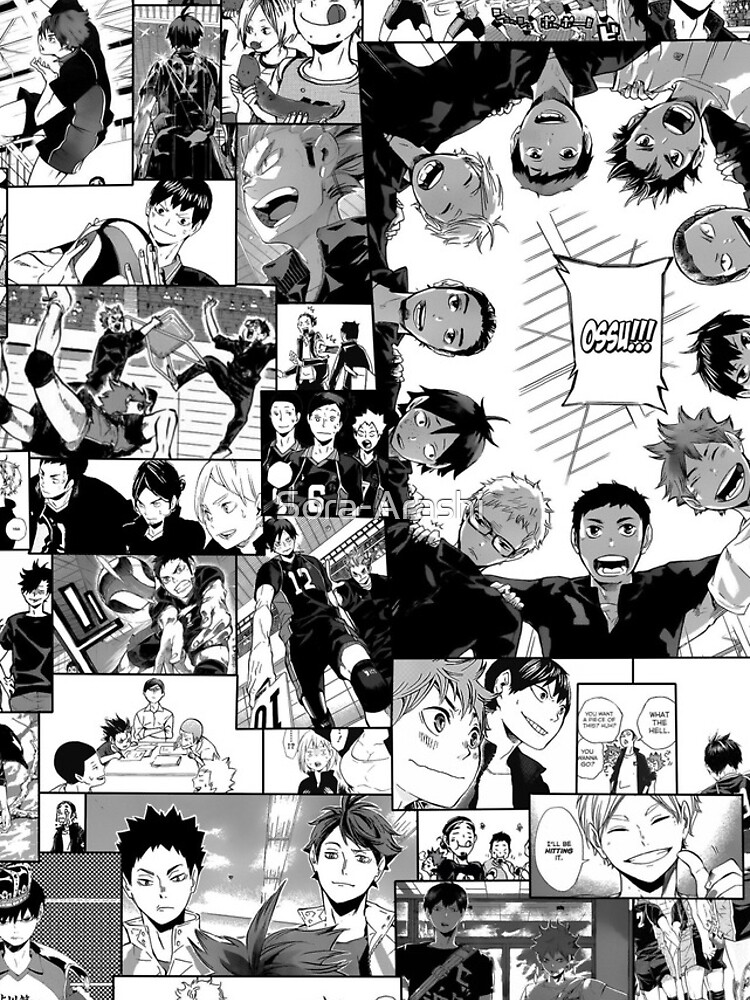 "Haikyuu!! Karasuno Collage" iPhone Case for Sale by Sora-Arashi ...