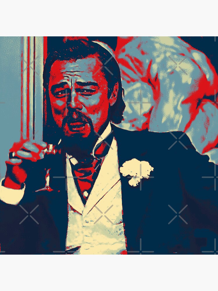 Sticker « Leonardo DiCaprio Laughing Django Unchained Calvin Candie ...