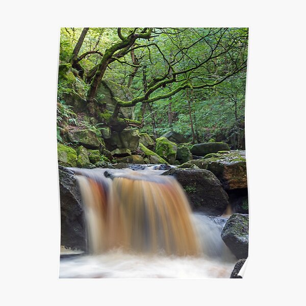 "Padley Gorge, Peak District" Poster for Sale by jimbo0307 | Redbubble