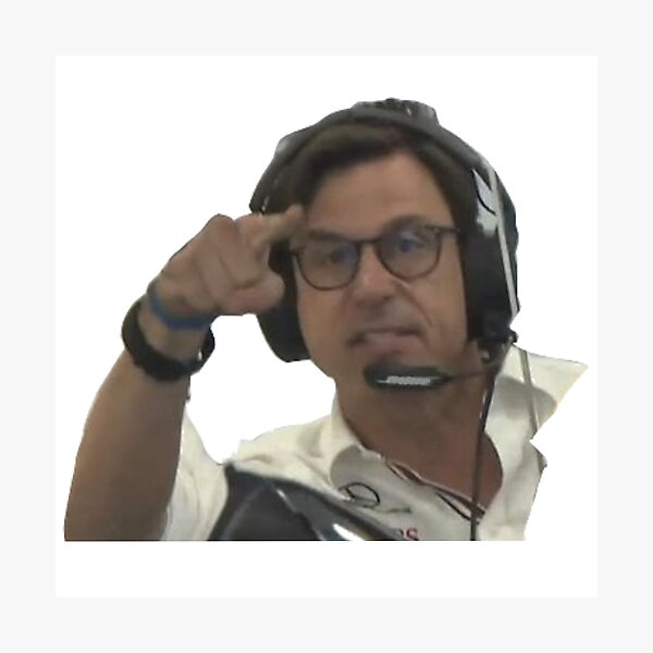 Angry Toto Wolff Brasil Gp 2021 Photographic Print For Sale By Filastrocca Redbubble