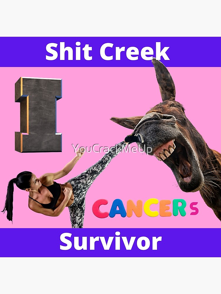 Póster «Vencí al cáncer, pateé el trasero del cáncer, sobreviviente de ...