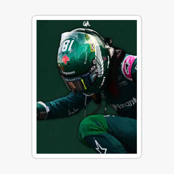 "Lance Stroll" Sticker for Sale by Graphicambre | Redbubble