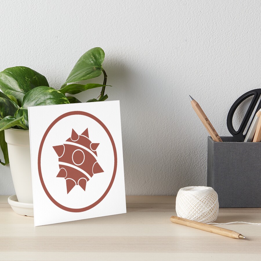 "TF2 demoman icon RED" Art Board Print by Loadout | Redbubble