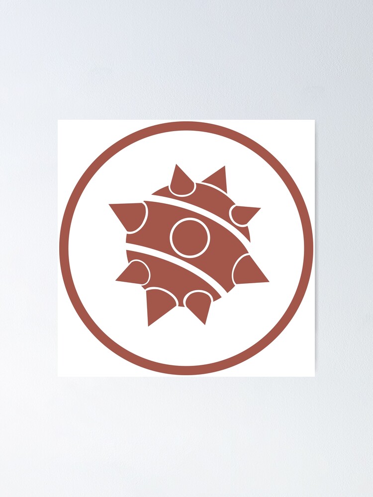 "TF2 demoman icon RED" Poster for Sale by Loadout | Redbubble