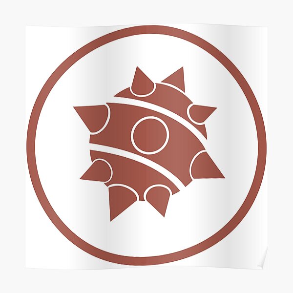 "TF2 demoman icon RED" Poster for Sale by Loadout | Redbubble