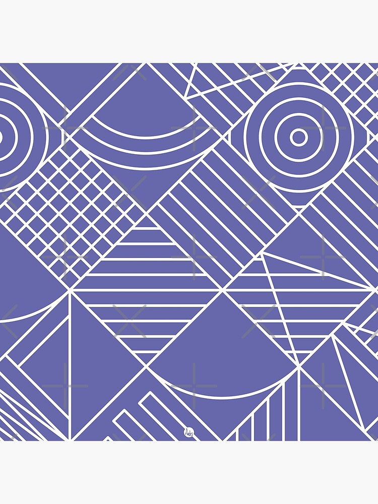 "Whackadoodle Very Peri" Poster by fimbisdesigns | Redbubble