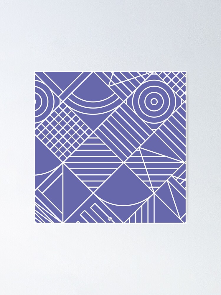 "Whackadoodle Very Peri" Poster by fimbisdesigns | Redbubble