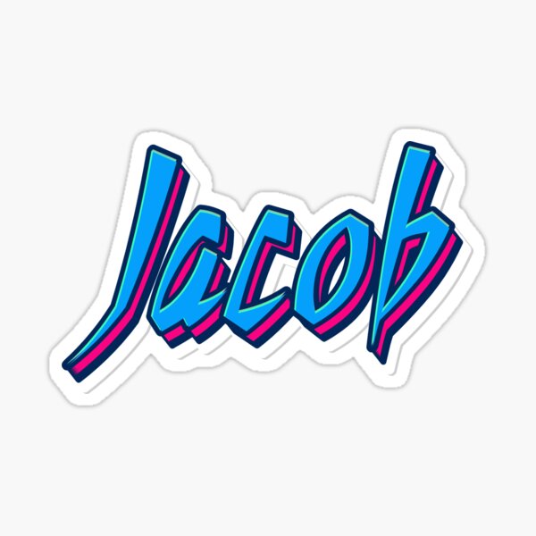 "Say My Name - Jacob" Sticker by ImagineInc | Redbubble