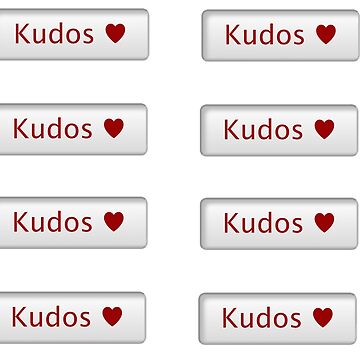"Kudos Sheet" Sticker for Sale by thecaptainkay | Redbubble