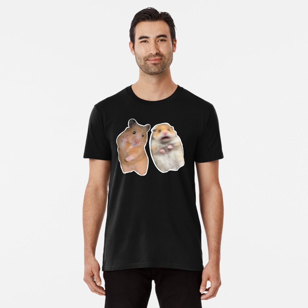 "peace sign and screaming hamster sticker pack" Sticker for Sale by ...