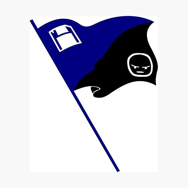 "Anarcho-Transhumanist Emoji Flag" Photographic Print by entroparian ...