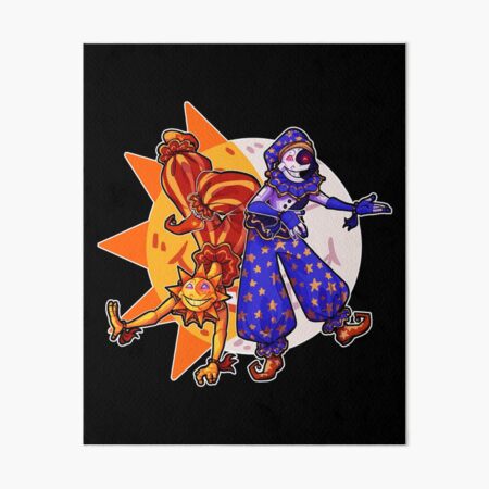 "Sun & Moon BOSS FNAF Security Breach" Art Board Print by be-yourself ...