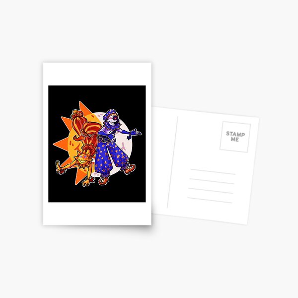 "Sun & Moon BOSS FNAF Security Breach" Postcard by be-yourself-art ...