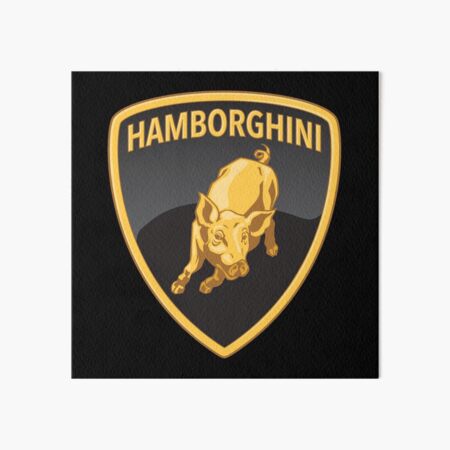 "Hamborghini Logo" Art Board Print by RamsesTMagnum | Redbubble