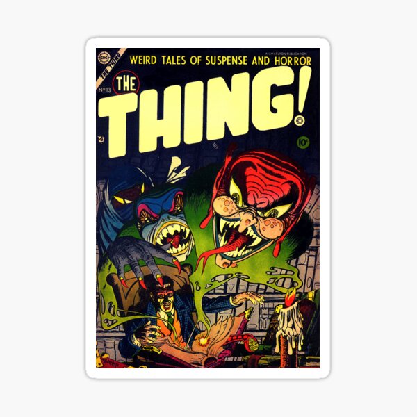 "The Thing! #13 - Vintage Retro Horror and Suspense Comic Book Cover ...