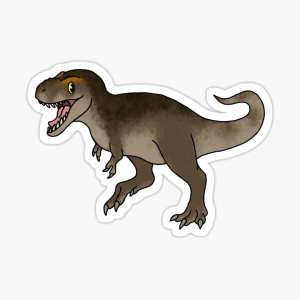 "Cute T. rex" Sticker by saradrawspaleo | Redbubble