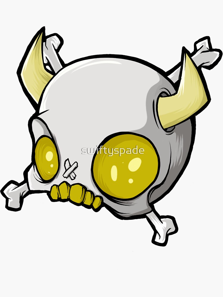 "Dead Head" Sticker for Sale by swiftyspade | Redbubble