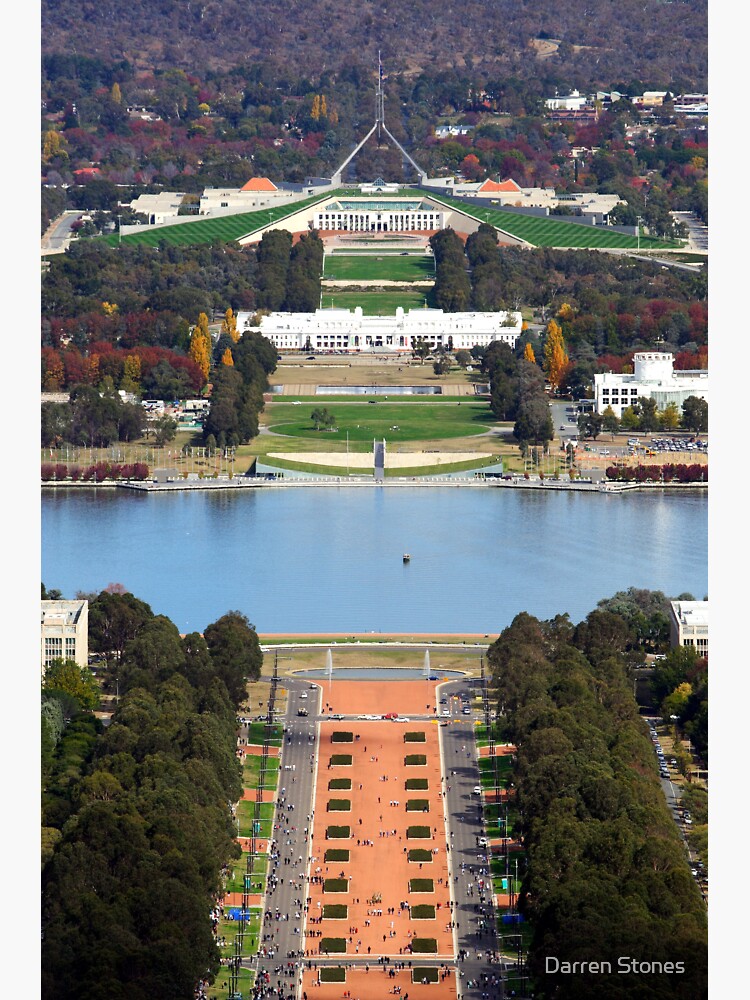 "Anzac Parade - Canberra" Sticker by dgstones | Redbubble