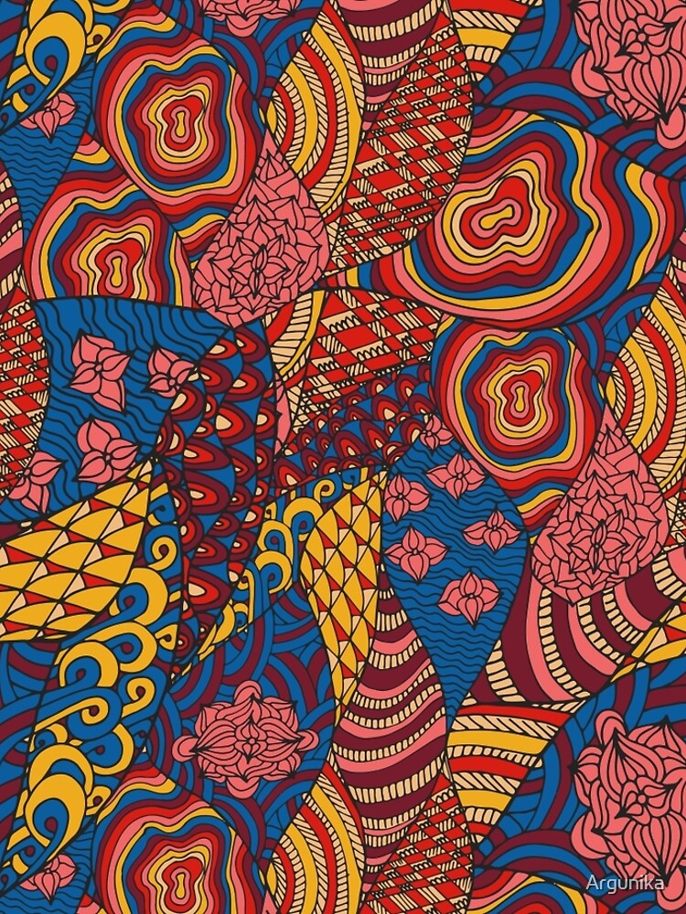 "60s hippie psychedelic pattern" Leggings for Sale by Argunika | Redbubble