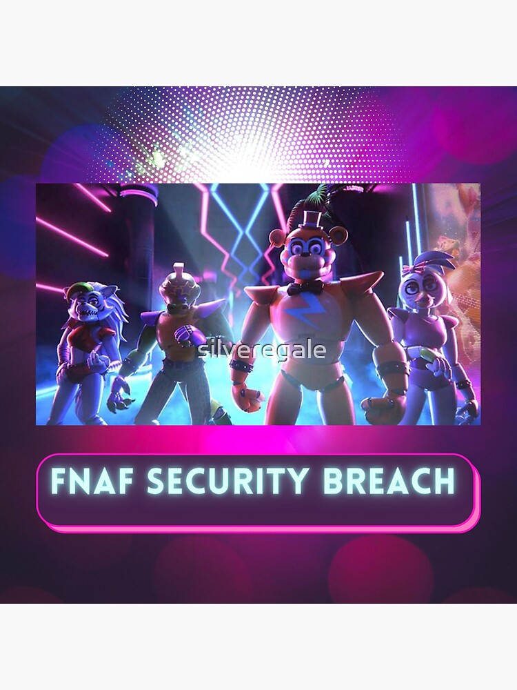 "Fnaf Security Breach" Sticker by silveregale | Redbubble