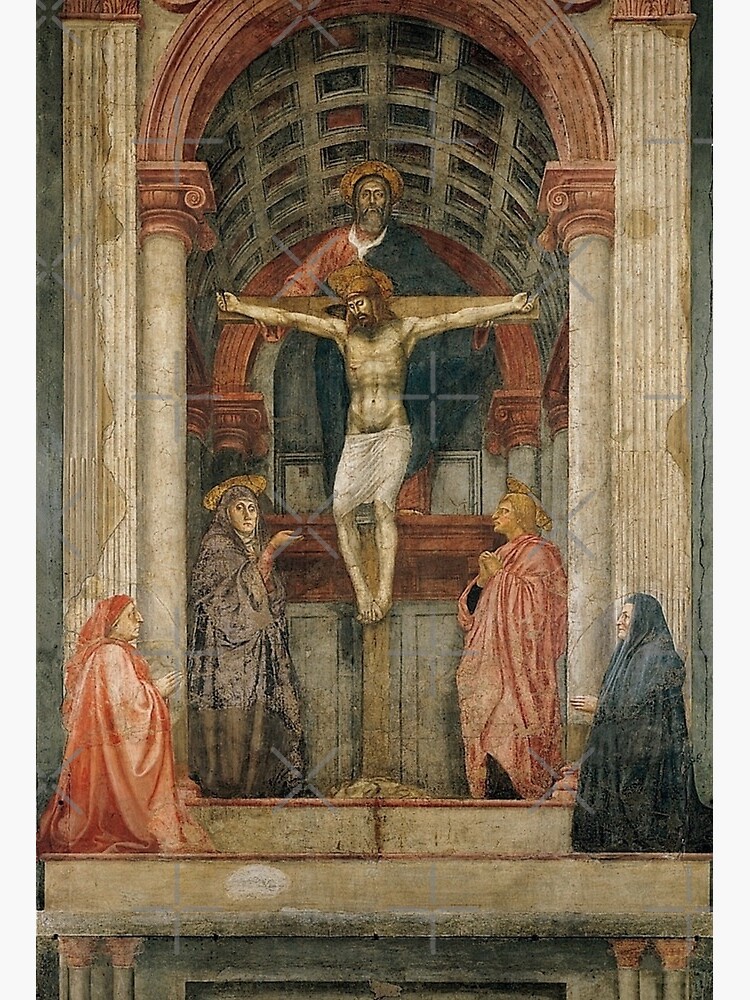 "Holy Trinity, Masaccio" Art Board Print for Sale by catnamedtiffany ...