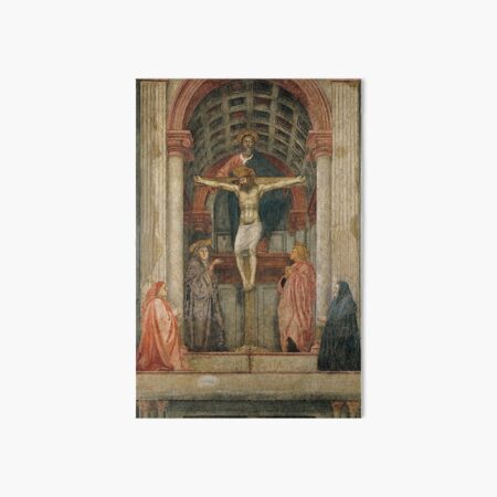 "Holy Trinity, Masaccio" Art Board Print for Sale by catnamedtiffany ...