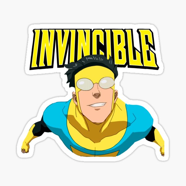 "invincible" Sticker for Sale by Animuch | Redbubble