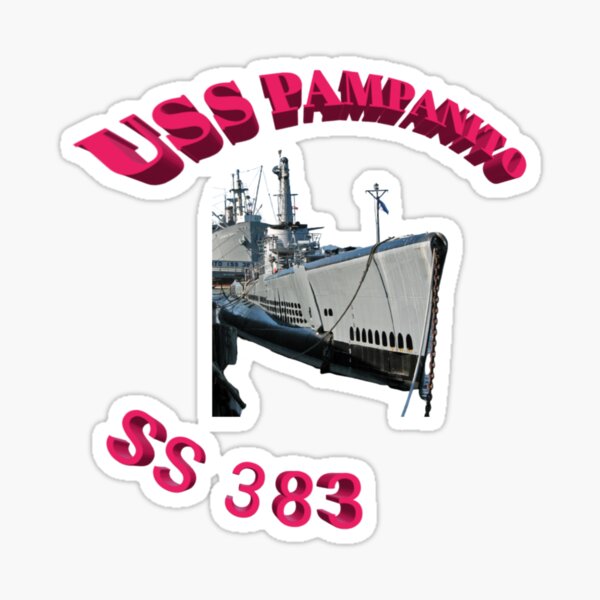 "USS Pampanito Military California SS 383" Sticker for Sale by ...