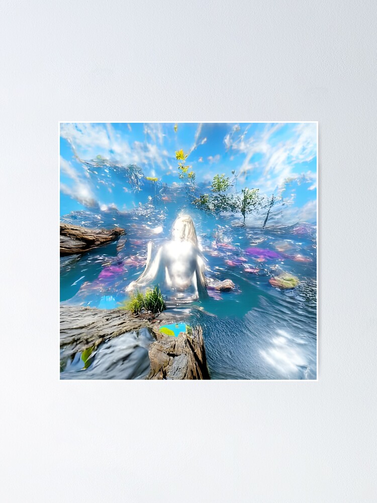 "AI Generated Art, Nirvana Heaven Moksha" Poster by GeminiSq | Redbubble