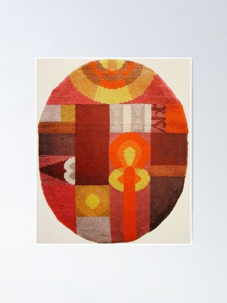 "Oval Composition with Abstract Motifs by Sophie Taeuber-Arp" Poster ...