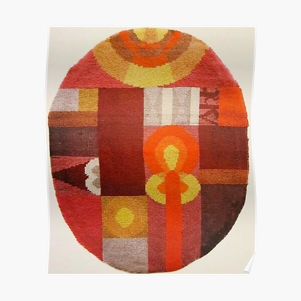 "Oval Composition with Abstract Motifs by Sophie Taeuber-Arp" Poster ...