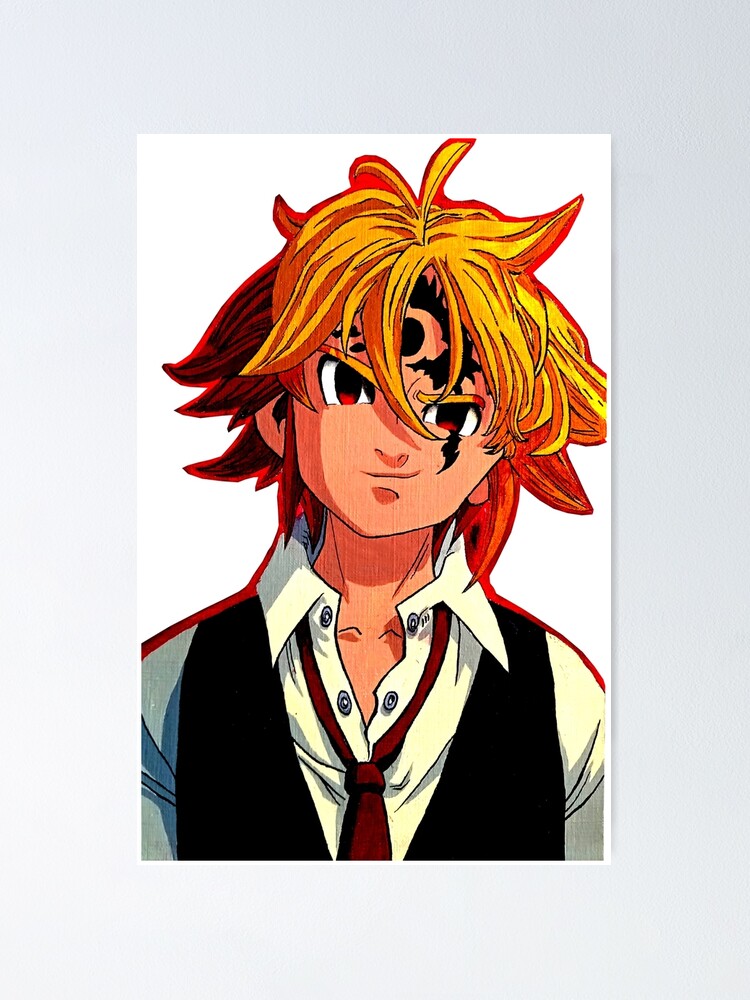 "Meliodas Seven Deadly Sins" Poster for Sale by LadyPadma | Redbubble
