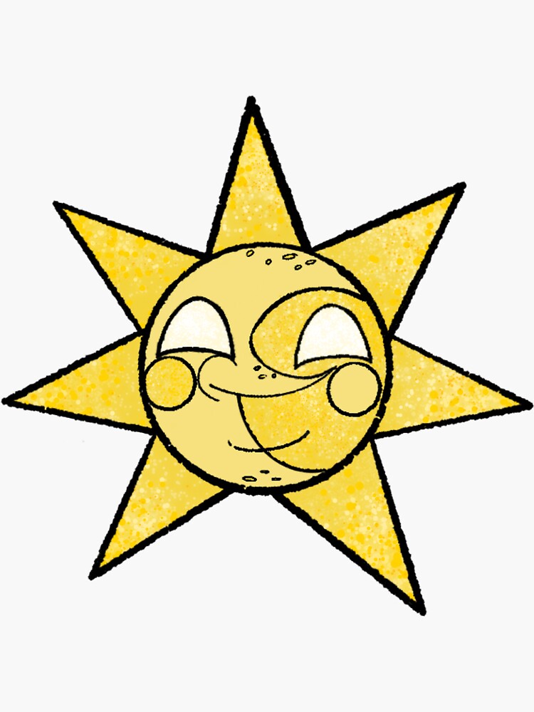 "Sun FNAF" Sticker for Sale by dontpercyveme | Redbubble