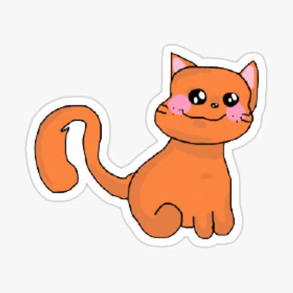 "ginger cat" Sticker by Svetla333 | Redbubble