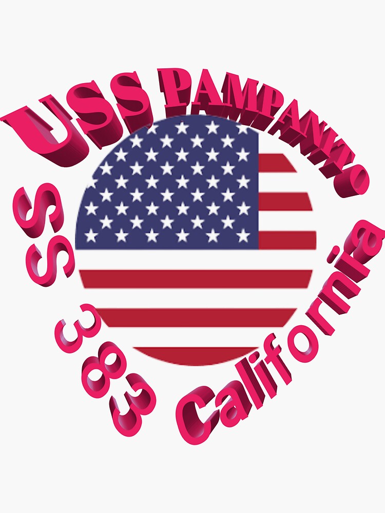 " USS Pampanito Military California SS 383" Sticker by Jemmyfarag ...
