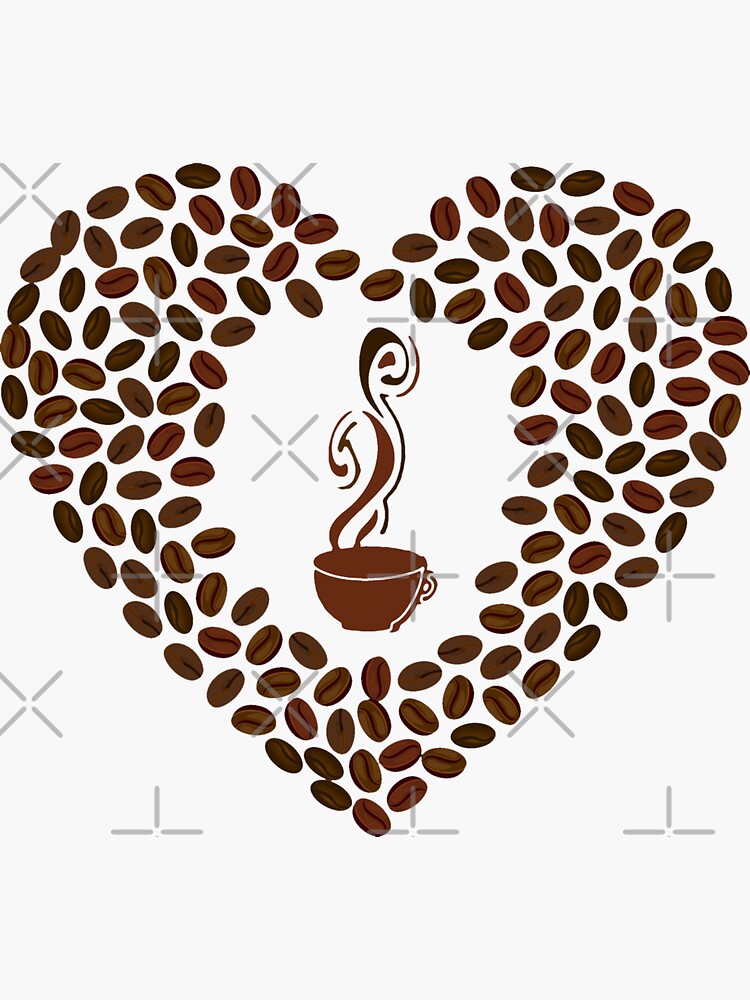 "Cawfee!" Sticker for Sale by LordNeckbeard | Redbubble